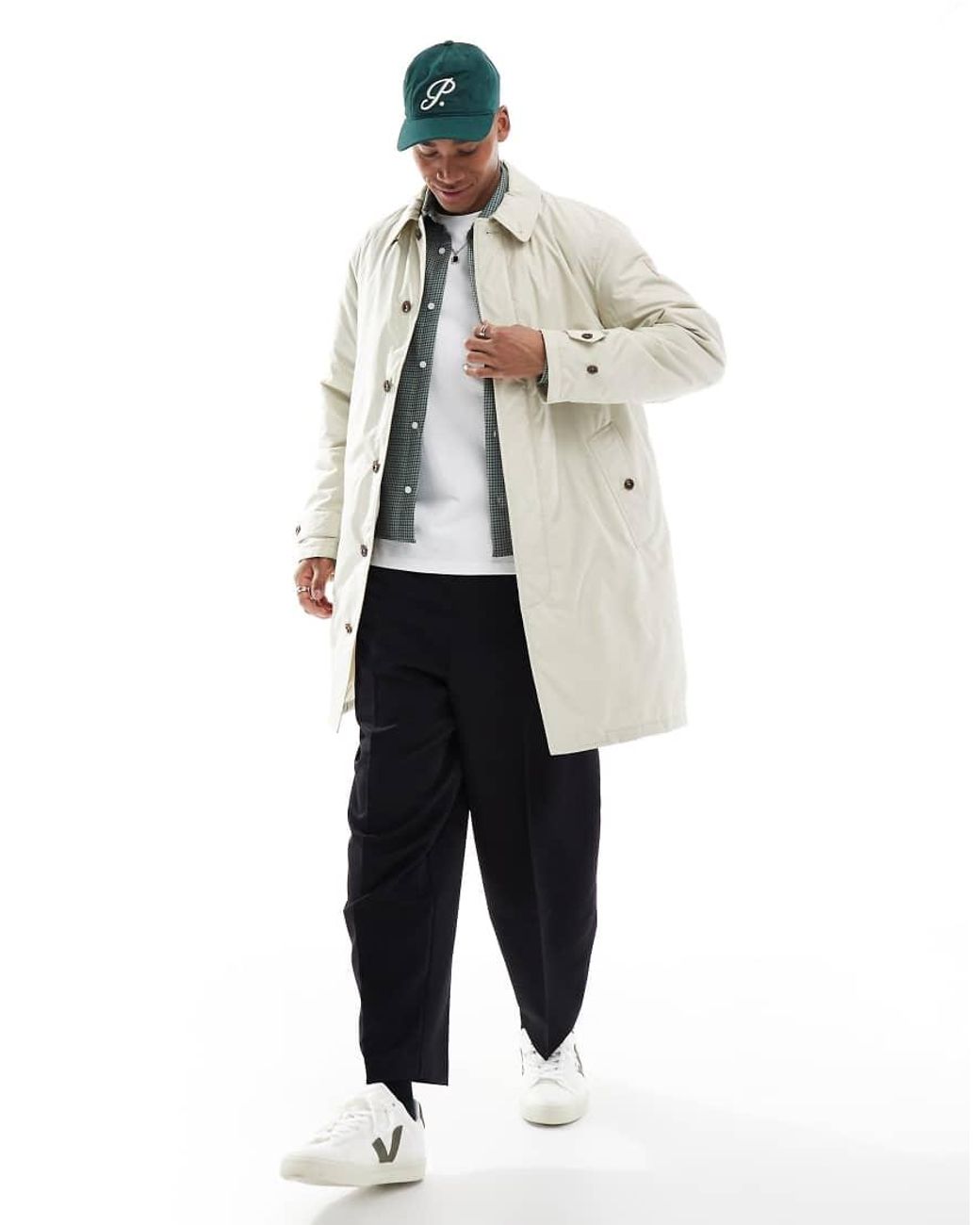 Polo Ralph Lauren Shield Logo Lined Walking Coat for Men | Lyst UK