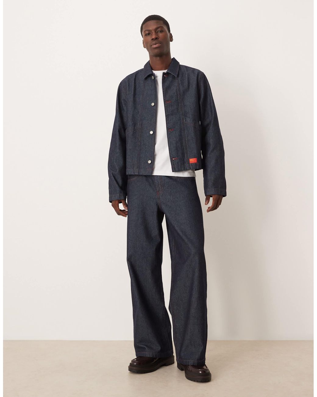ASOS Co-ord Loose Jeans in Blue for Men | Lyst