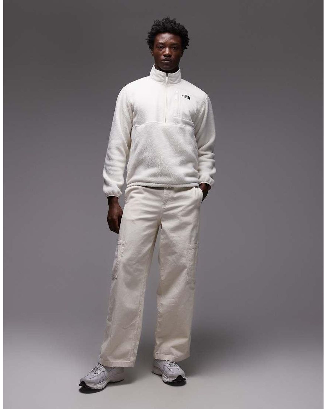 The North Face Yumiori Off Peak 1/2 Zip Colourblock Heavy Fleece Jacket ...