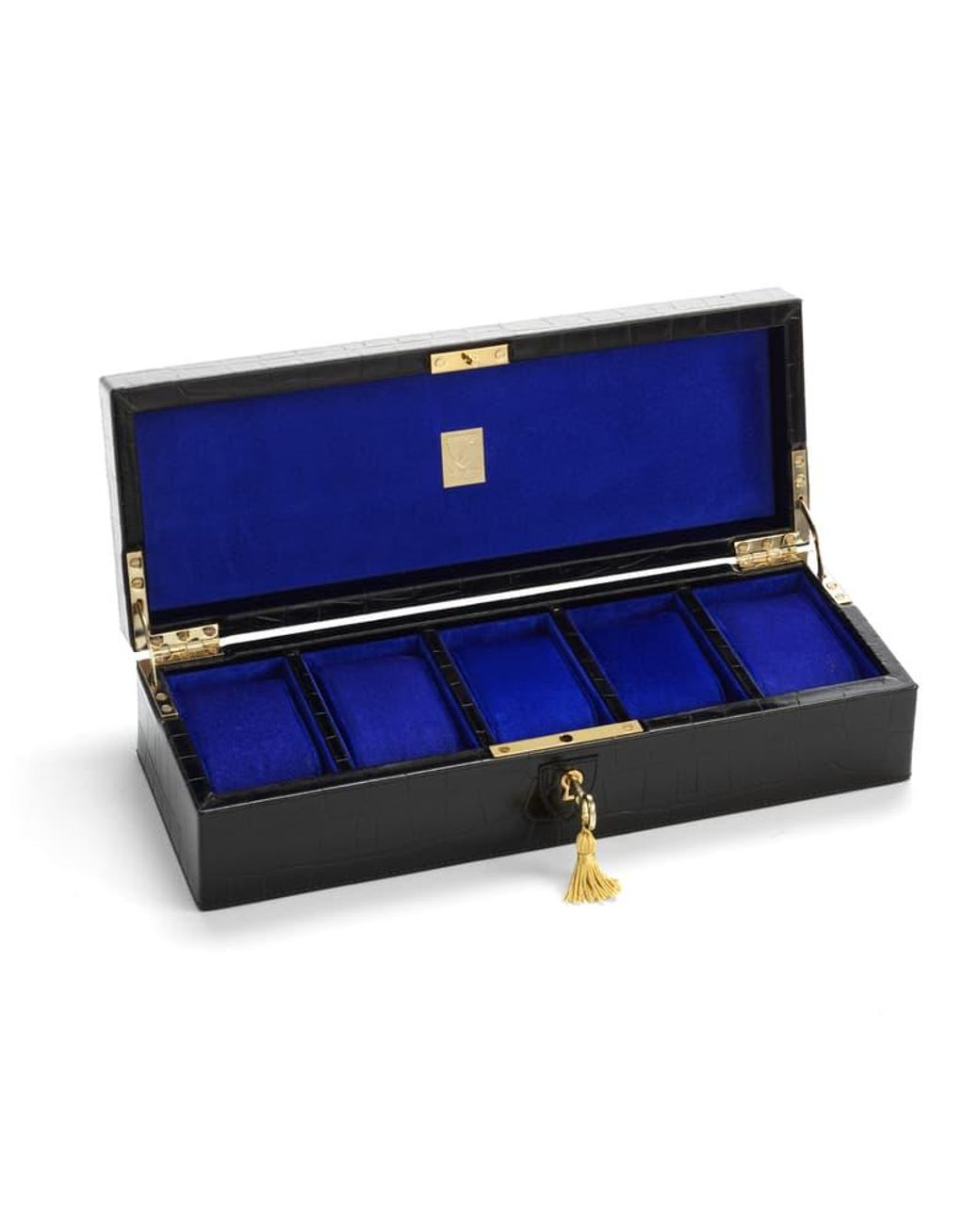 Aspinal of London Five Piece Watch Box in Blue for Men | Lyst UK