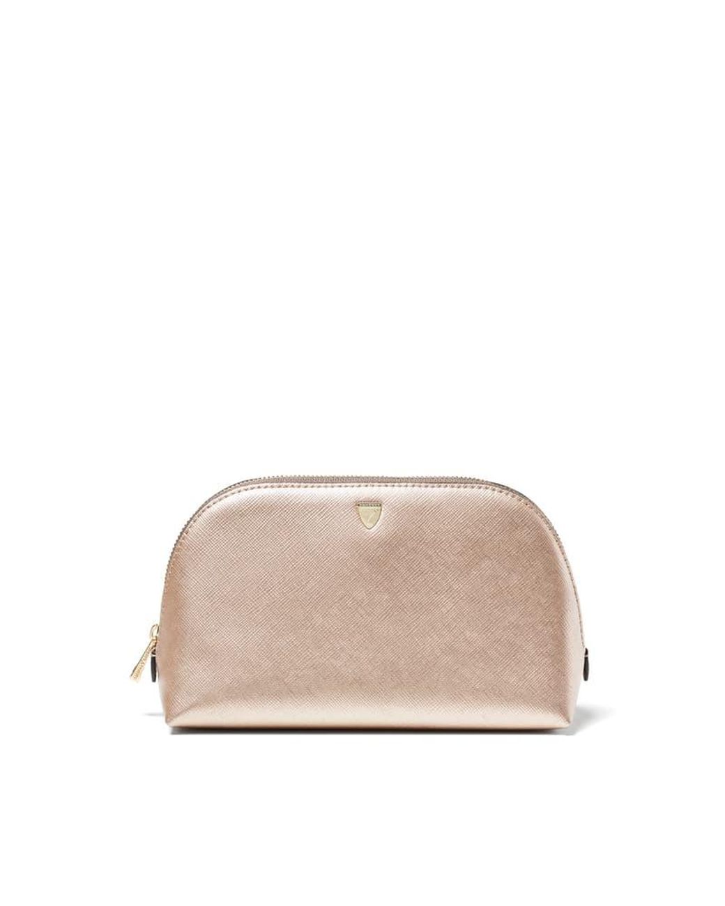 Aspinal of London Classic Makeup Case in Natural | Lyst UK