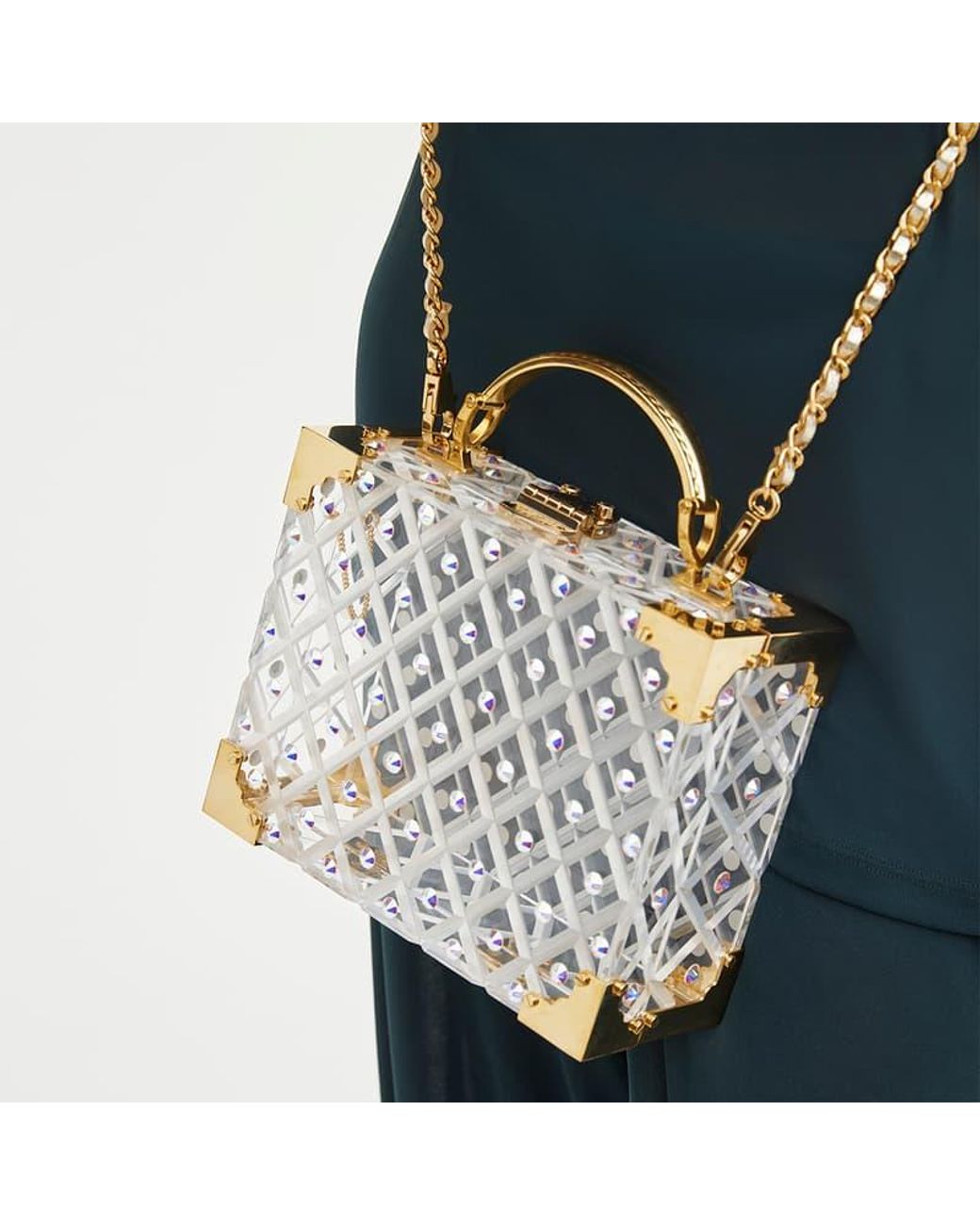 Aspinal of London Trunk in Metallic | Lyst