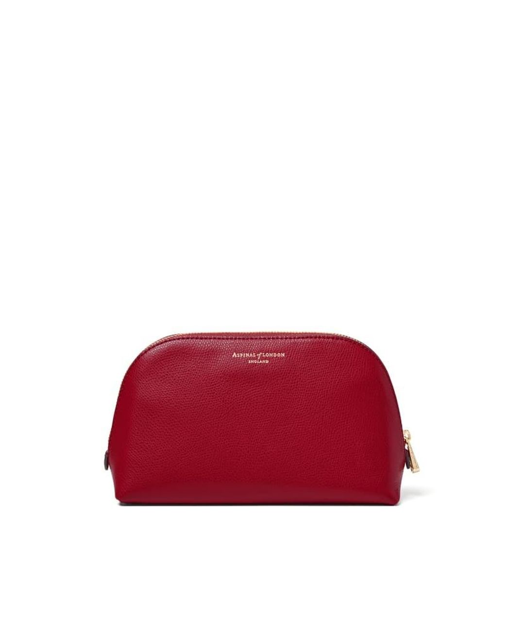 Aspinal of London Classic Makeup Case in Red | Lyst