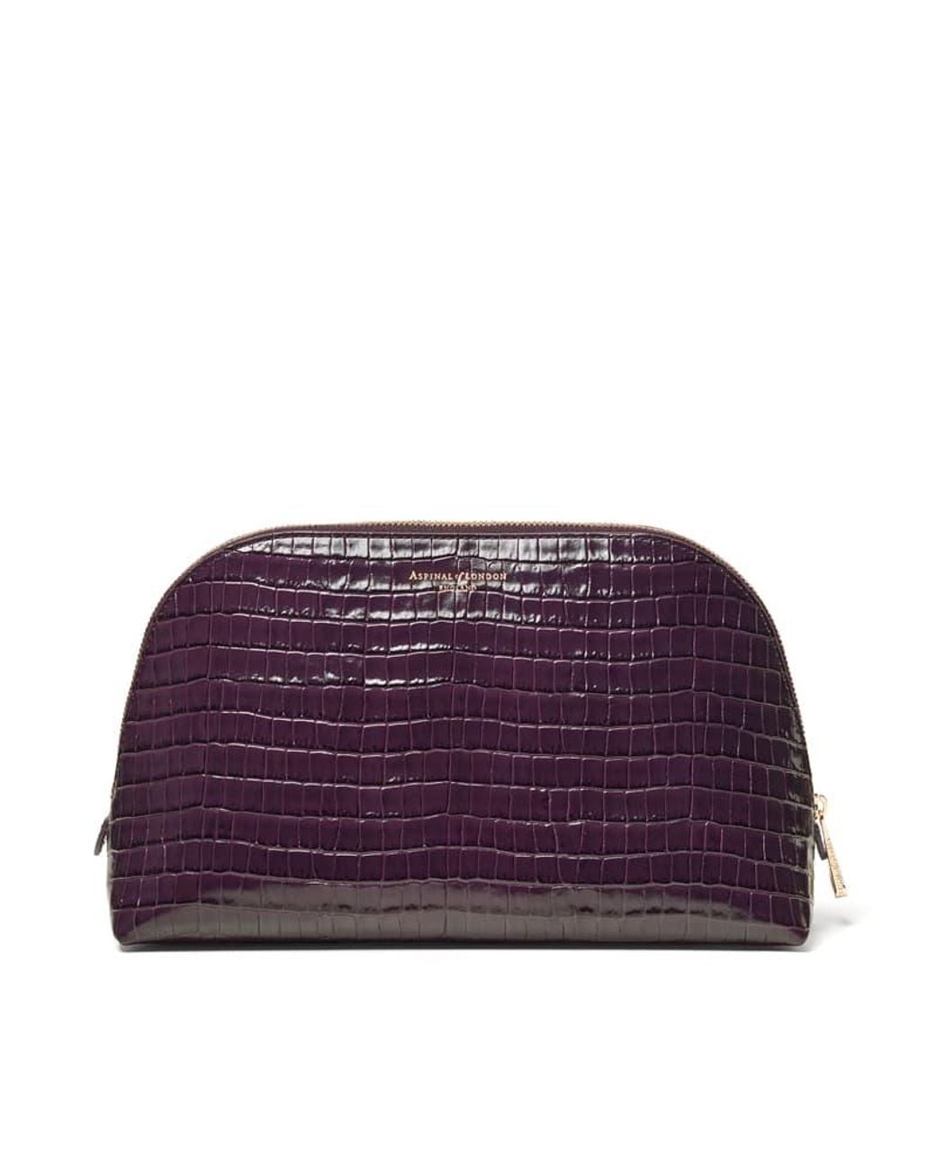 Aspinal of London Classic Toiletry Bag in Purple | Lyst