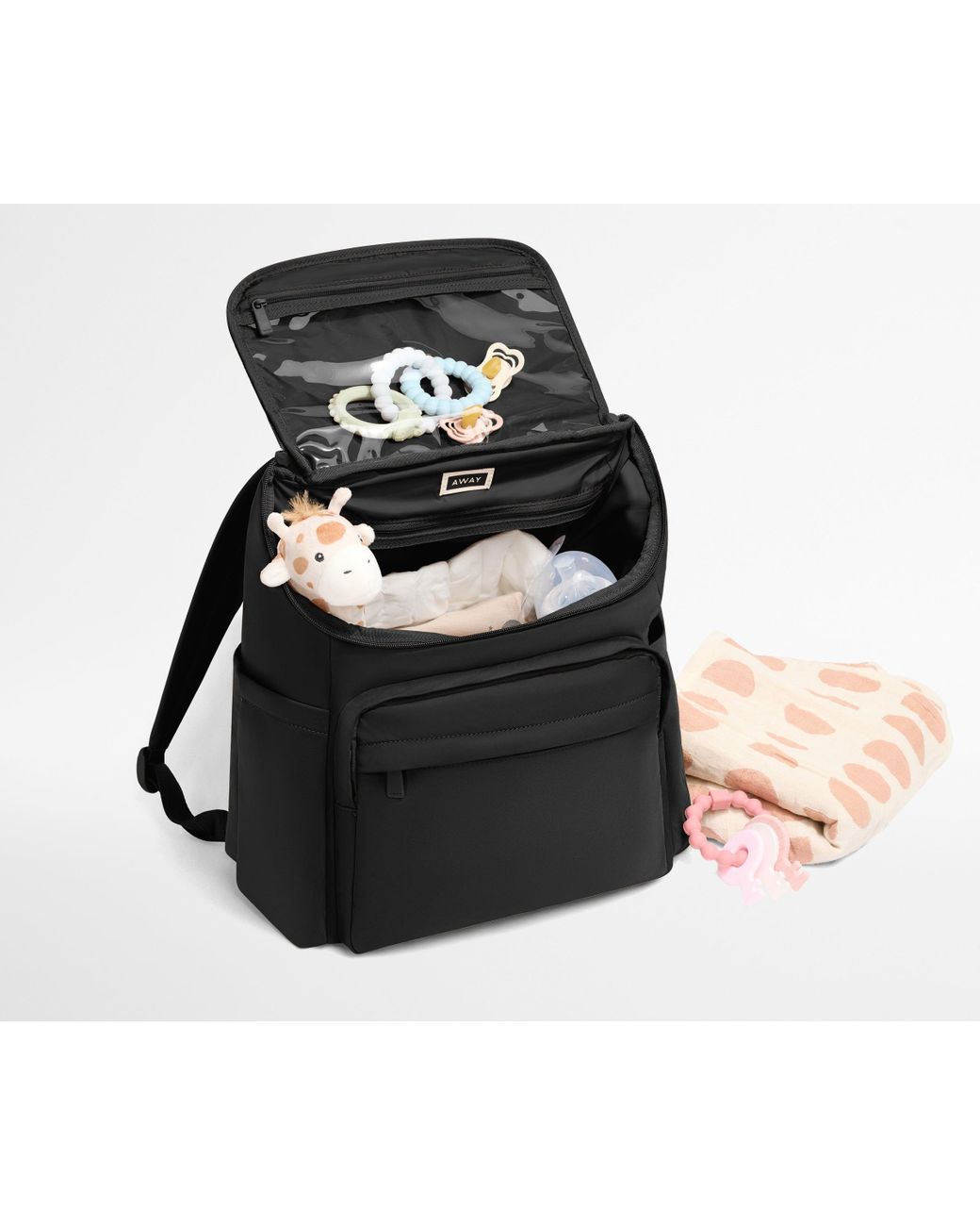 Away Travel Featherlight Diaper Backpack in Black | Lyst UK
