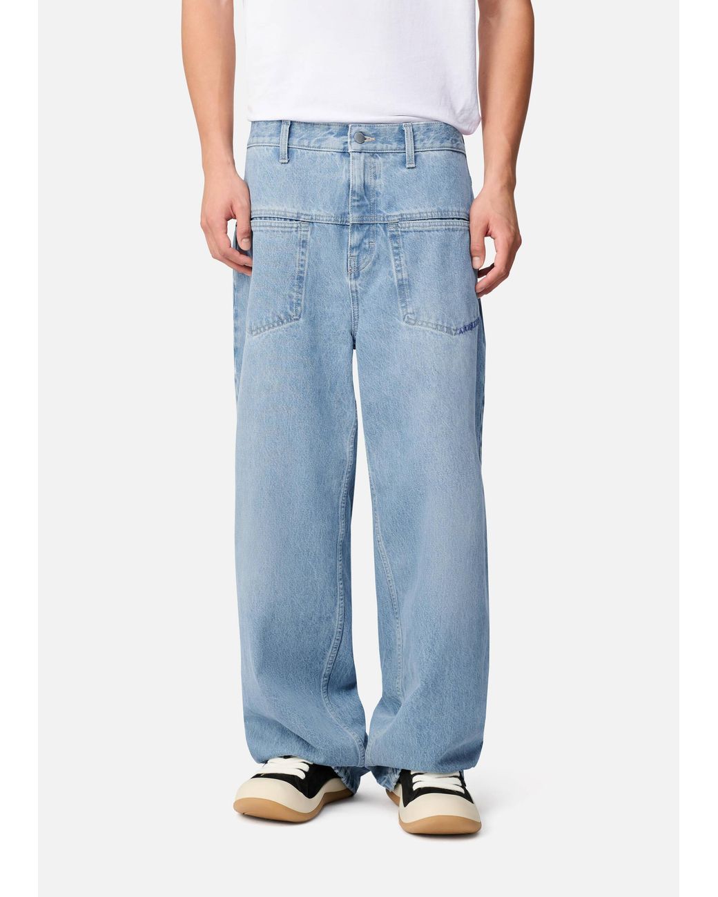 Axel Arigato Invert Relaxed Jeans in Blue | Lyst