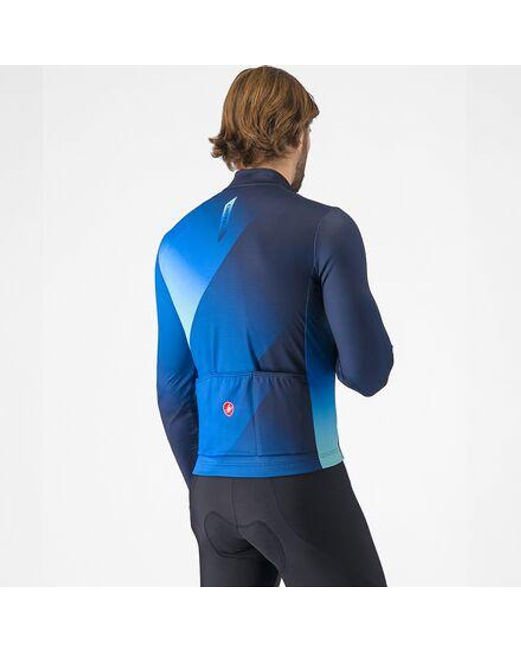 Castelli Amplify Thermal Jersey in Blue | Lyst
