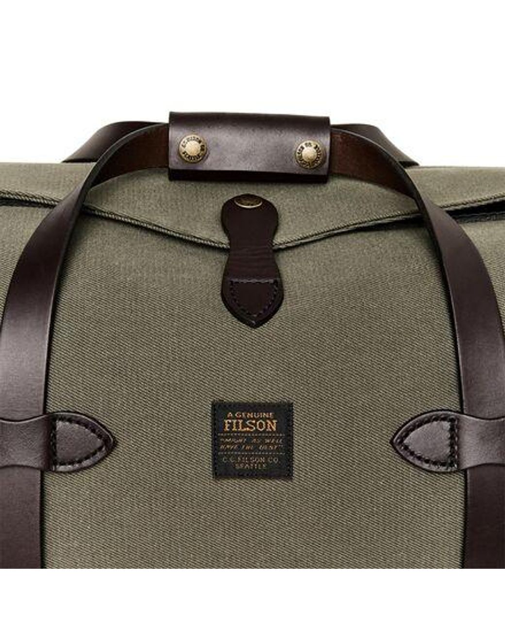 Filson Small Duffel Bag in Green | Lyst