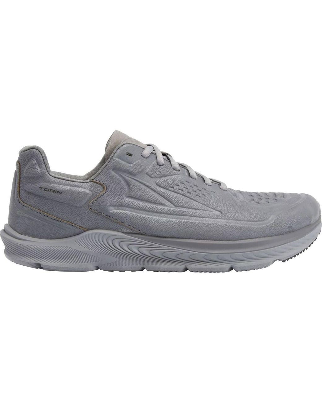 Altra Torin 5 Leather Wide Shoe in Gray | Lyst