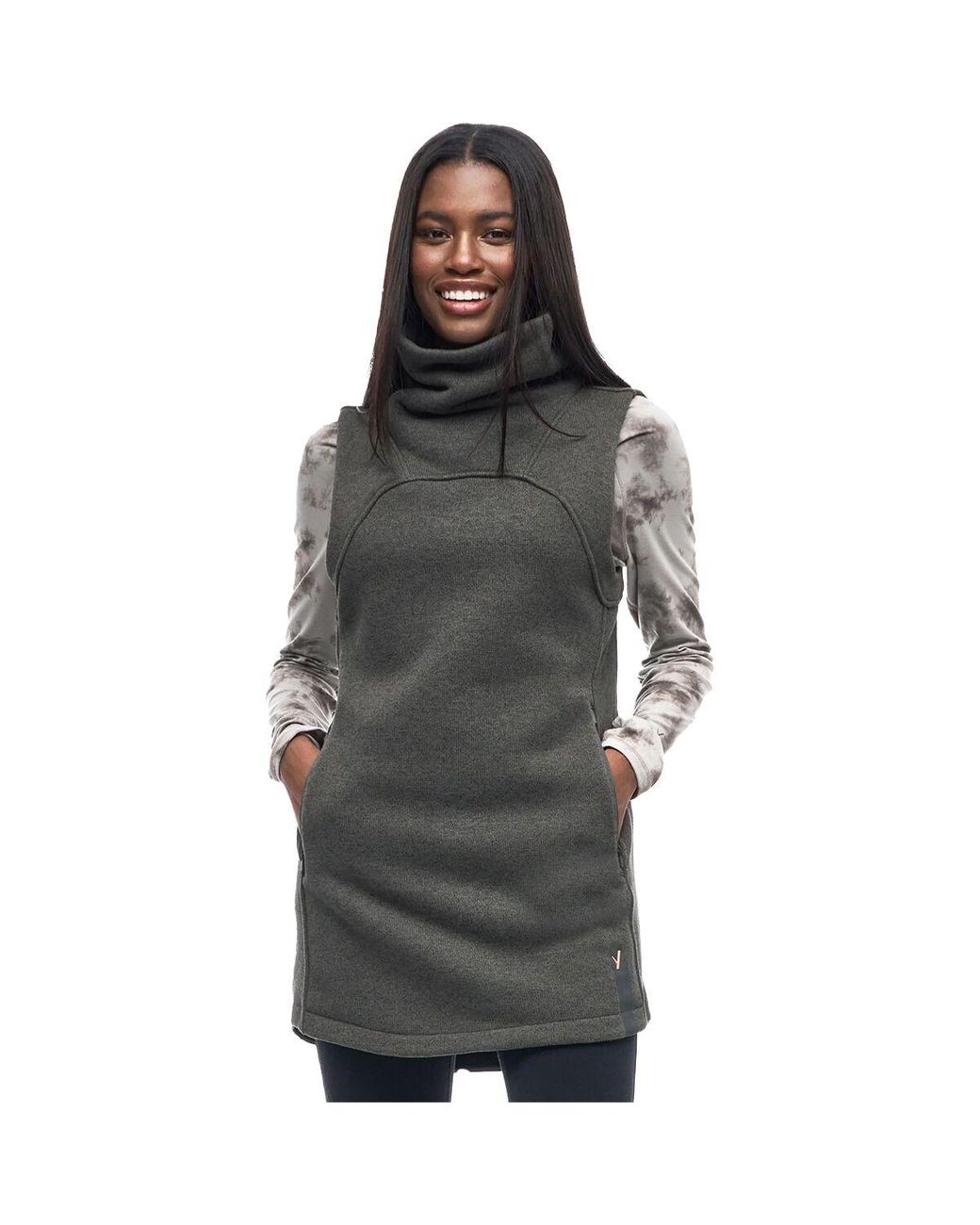 INDYEVA Toga Vest in Gray | Lyst