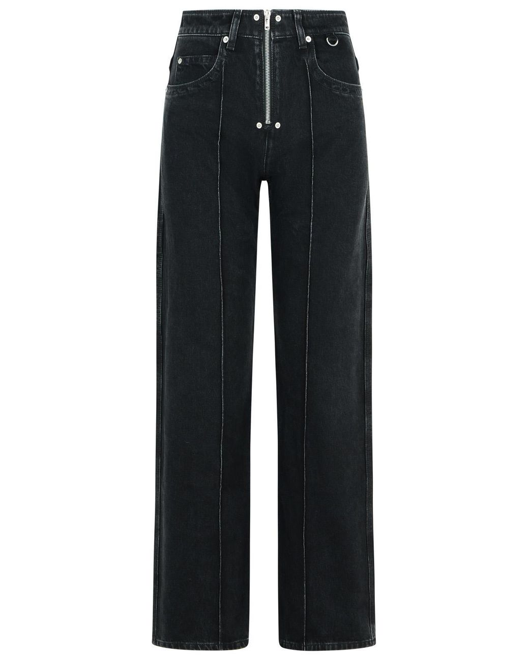 Isabel Marant 'Stely' Denim Pants in Black | Lyst