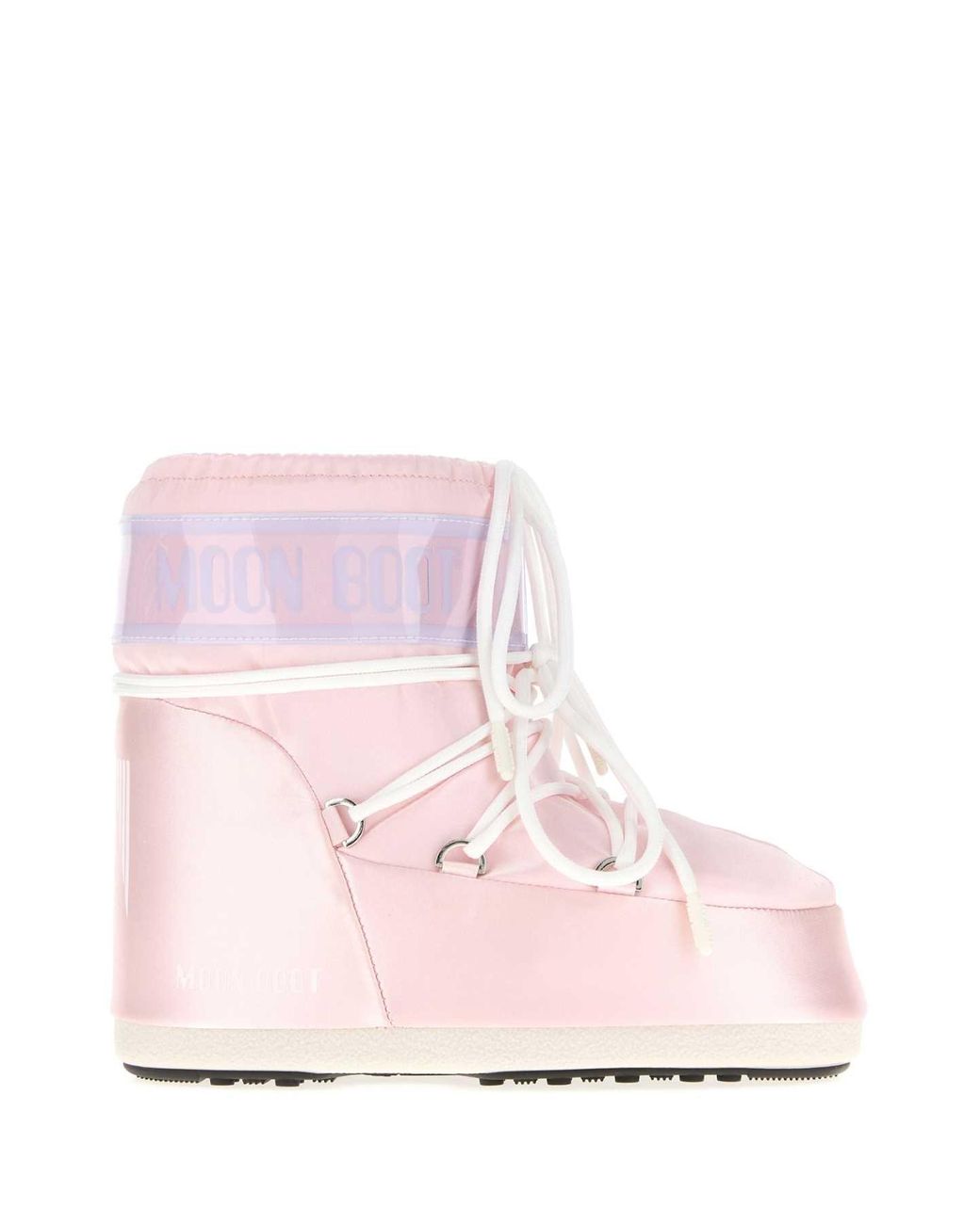 Moon Boot Pastel Fabric Icon Low Ankle Boots in Pink | Lyst UK