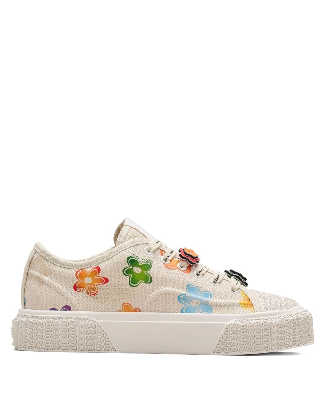 Marc Jacobs The Wild Daisy Canvas Sneaker in Red | Lyst