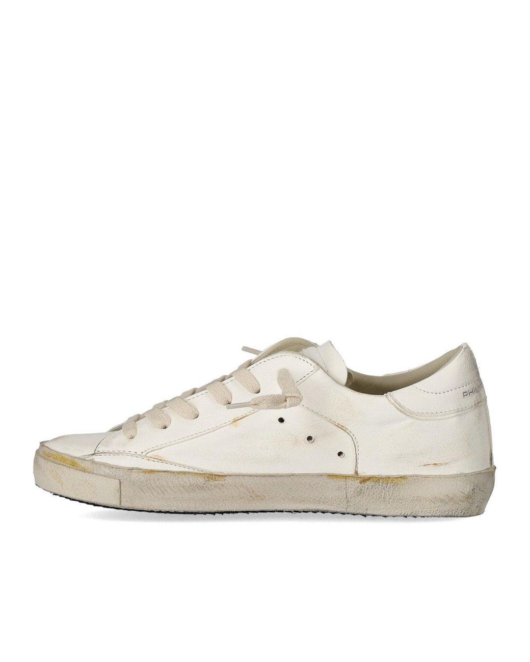 Philippe Model Prsx Low Vintage Sneaker in White | Lyst