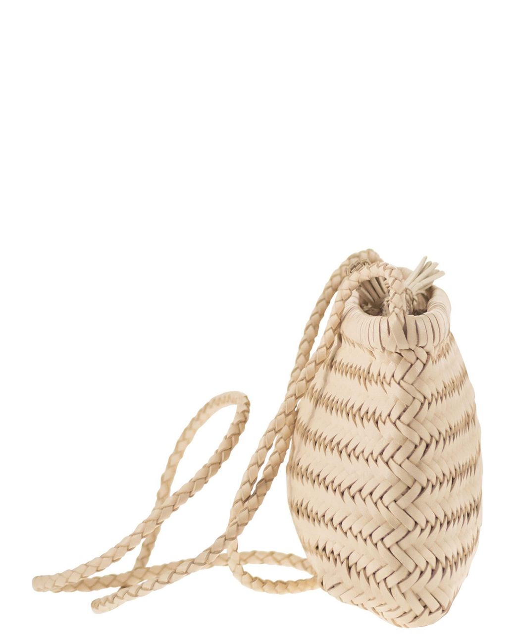 Dragon Minsu Mini Woven Leather Bag in Natural | Lyst