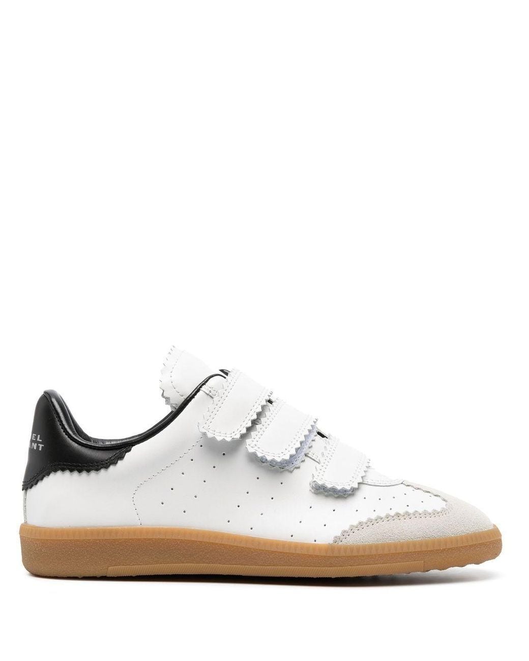 Isabel Marant Beth Leather Sneakers in White | Lyst