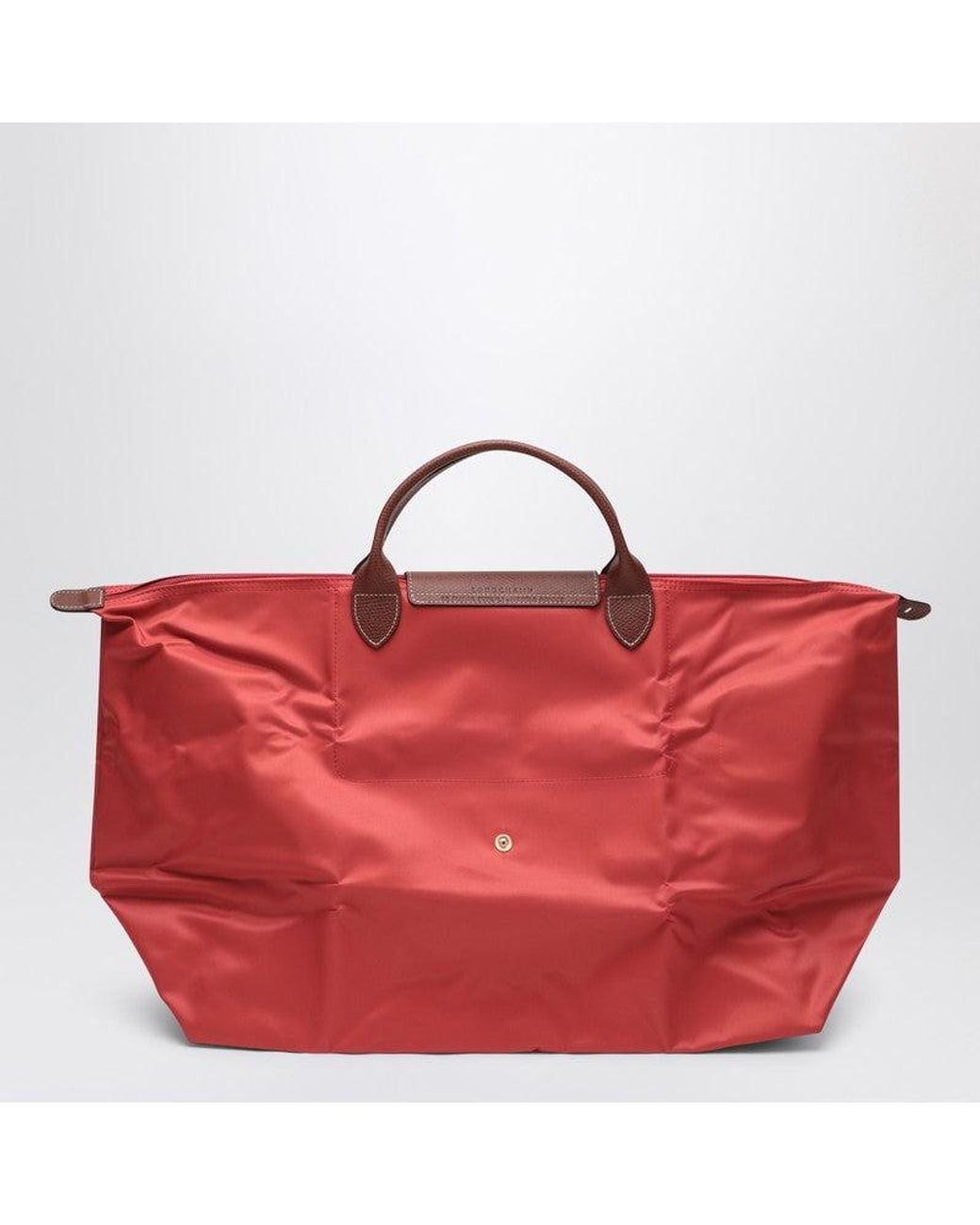 Longchamp Travel Bag Tomato Le Pliage Original S in Red | Lyst