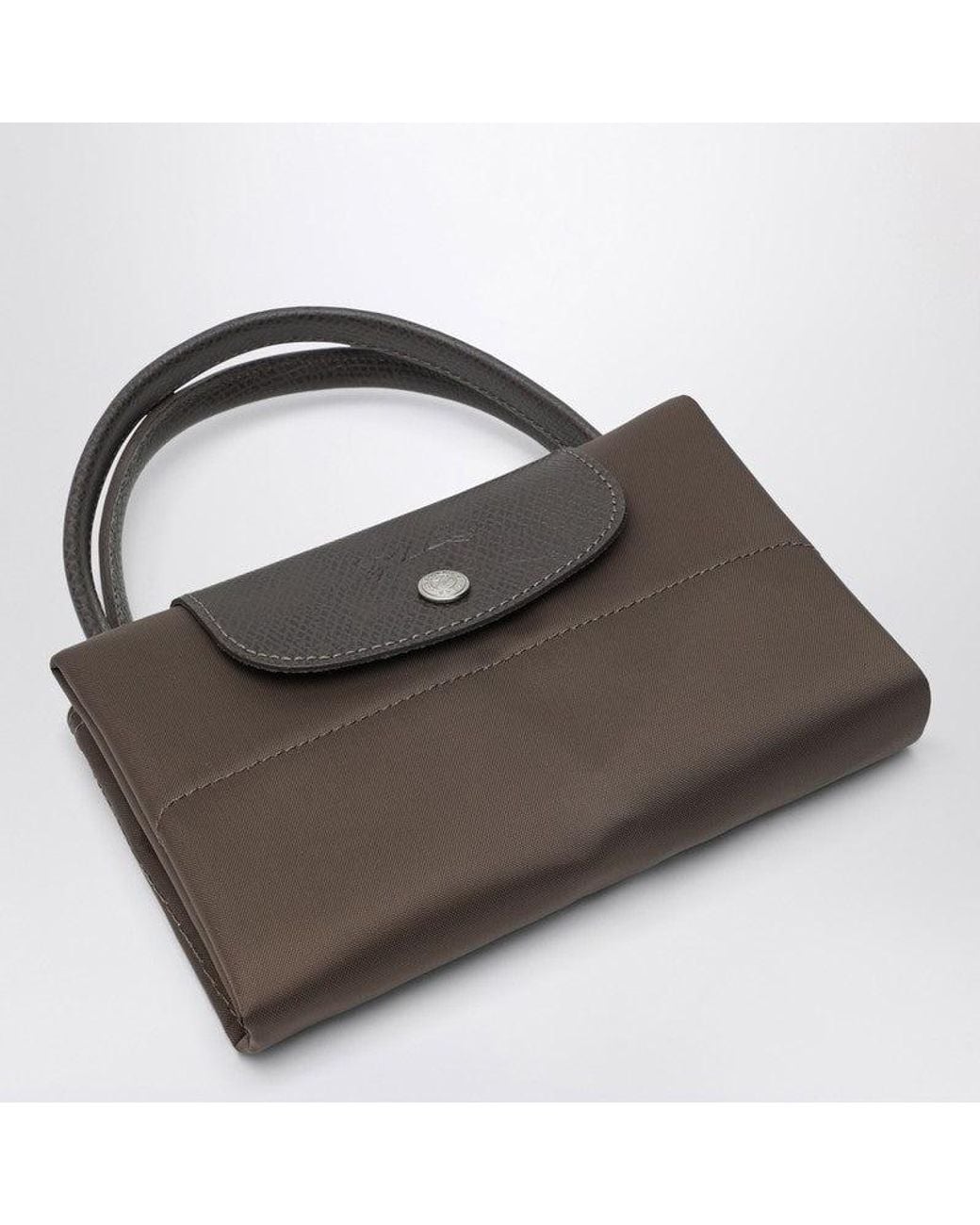 Longchamp Terra Coloured Shopping Bag M Le Pliage in Brown | Lyst