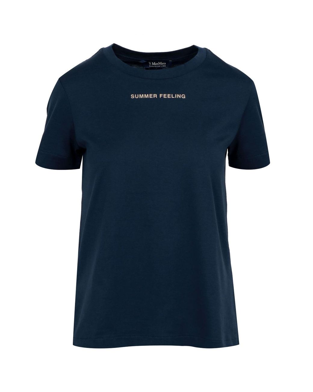 Max Mara Max Mara T Shirts And Polos in Blue | Lyst