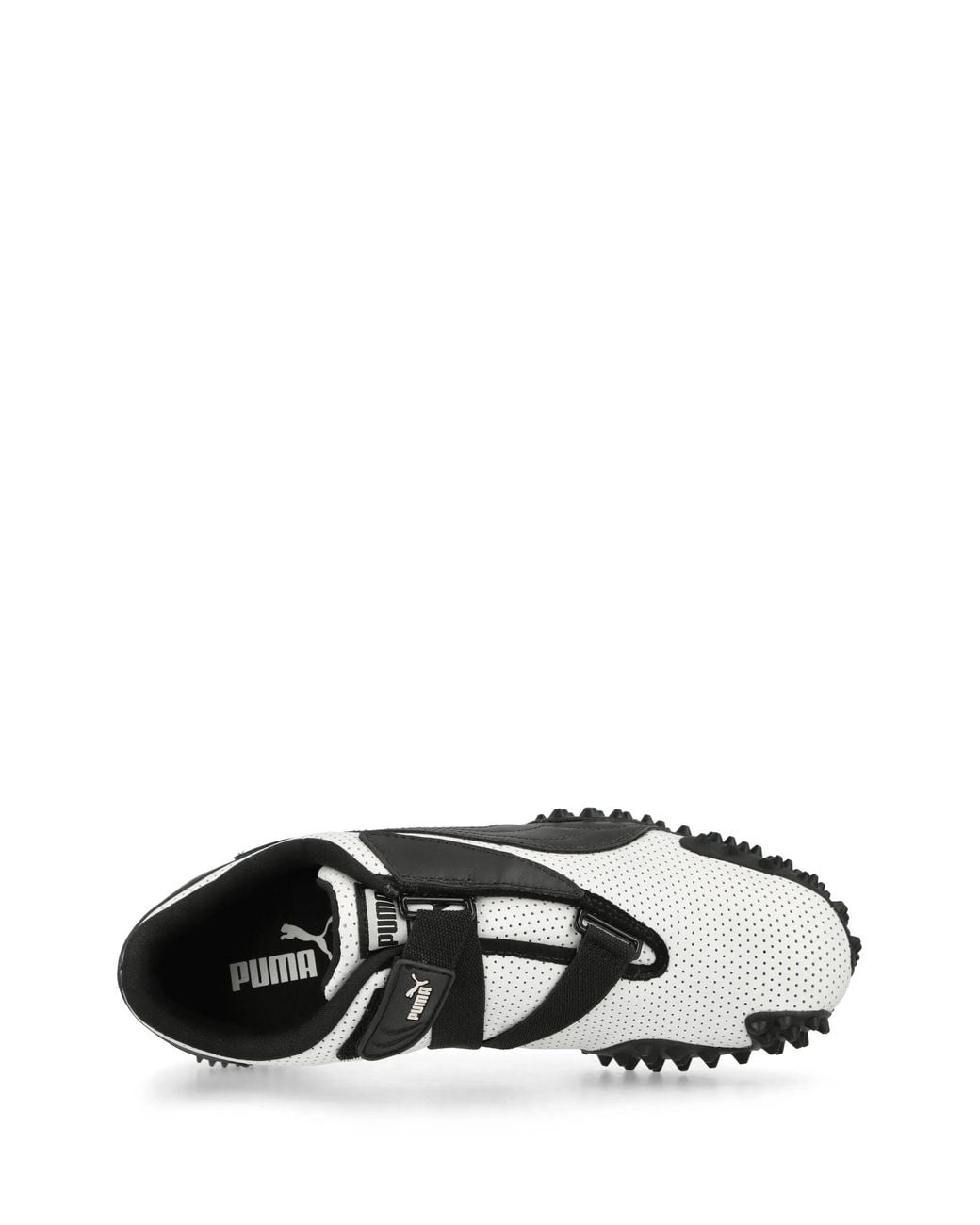 PUMA Mostro "Perforated Leather in Black | Lyst