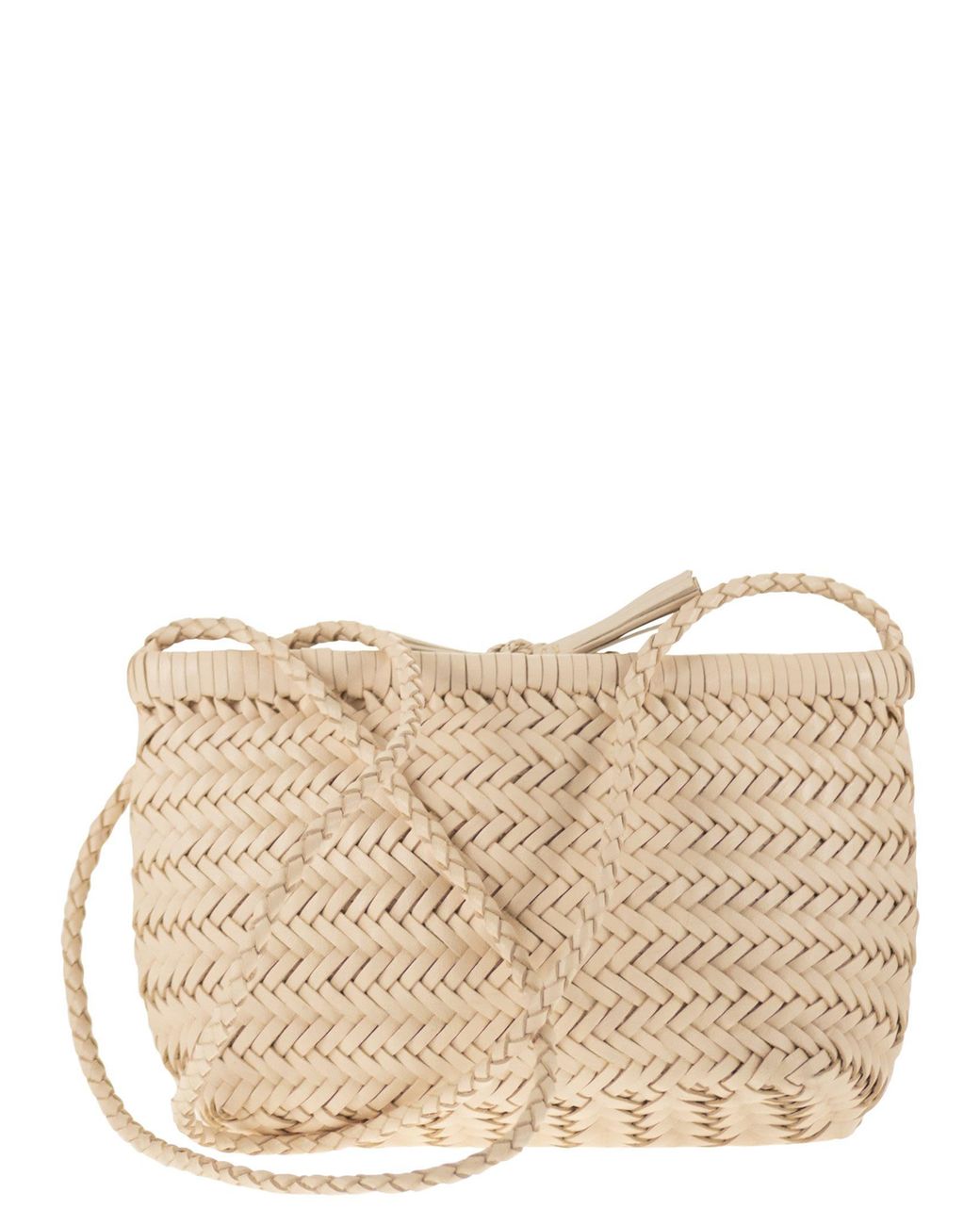 Dragon Minsu Mini Woven Leather Bag in Natural | Lyst