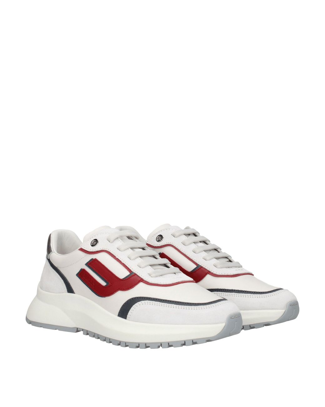 Bally Sneakers Demmy Uomo Pelle Bianco/Rosso in White for Men | Lyst
