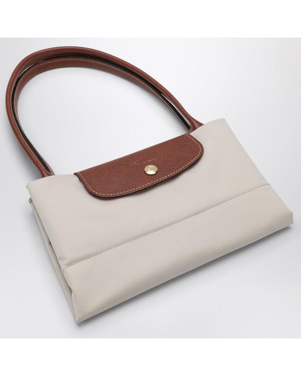 Longchamp Paper Coloured Le Pliage Original L Bag in White for Men | Lyst