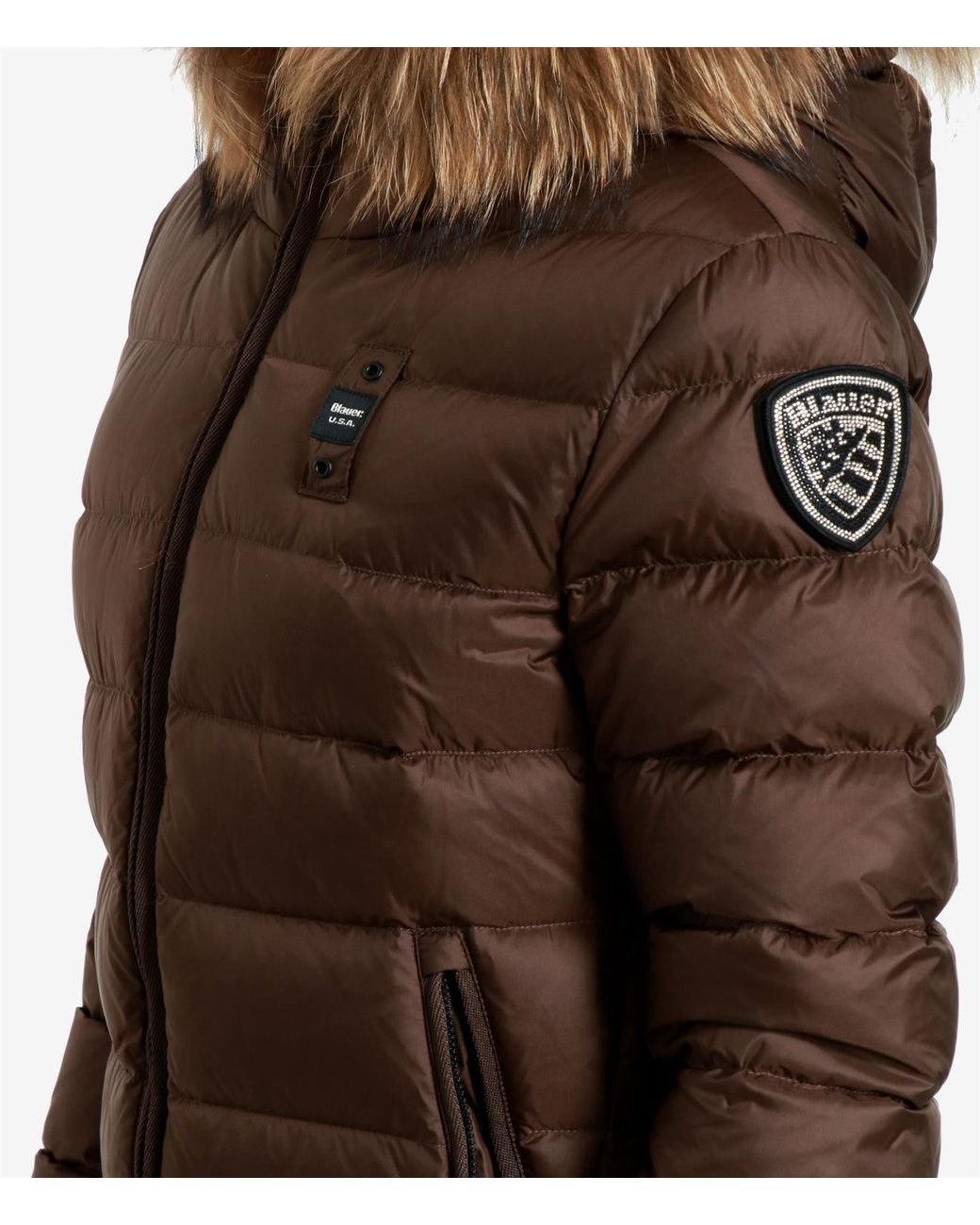 Blauer Coats in Brown | Lyst UK