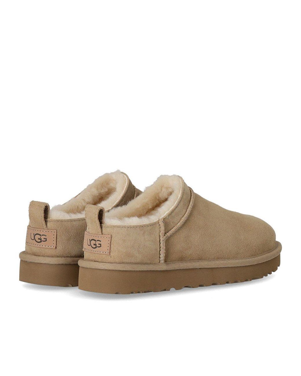 UGG Classic Micro Sand Bootie in Brown | Lyst UK
