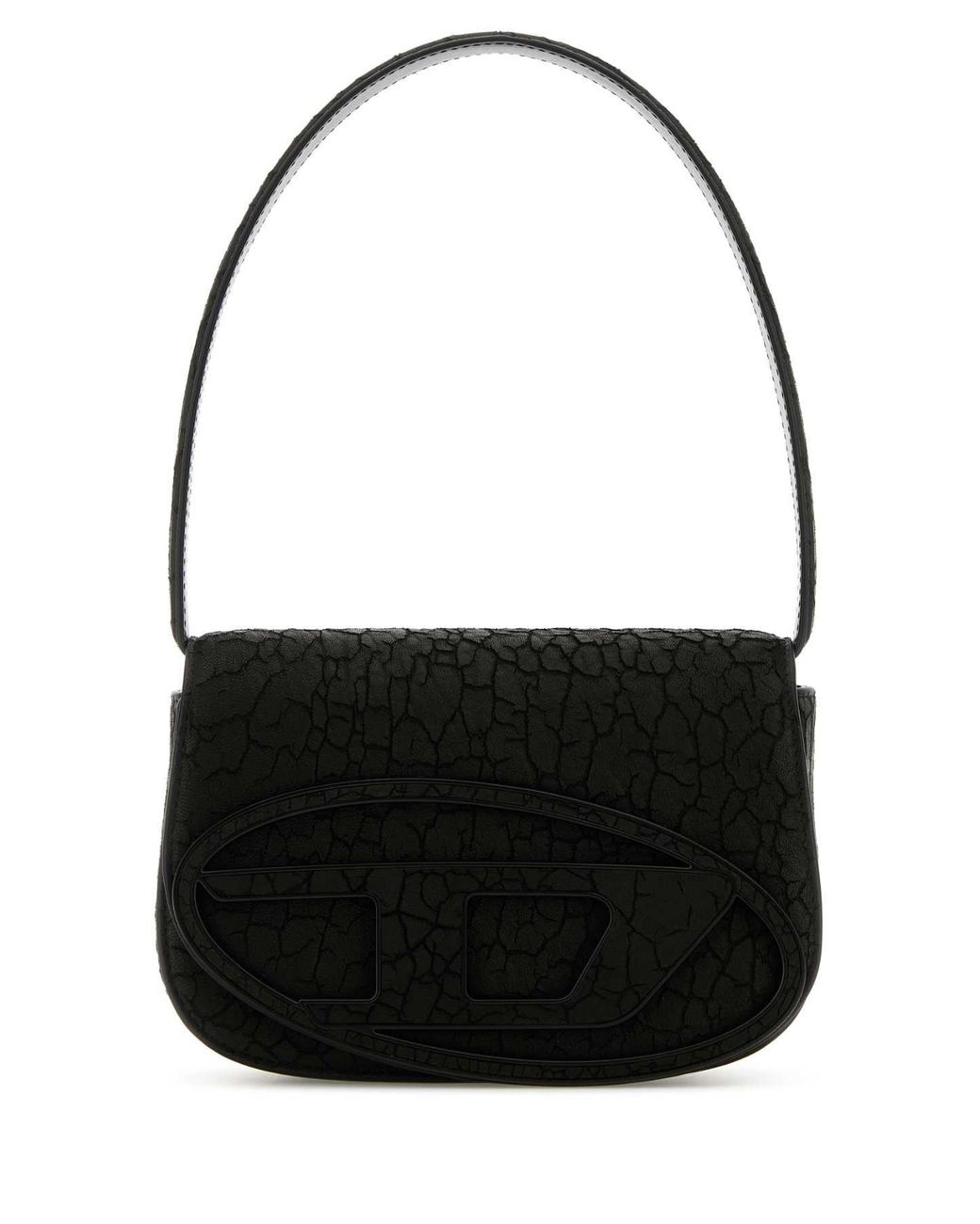 DIESEL Leather 1 Dr Shoulder Bag in Black for Men | Lyst