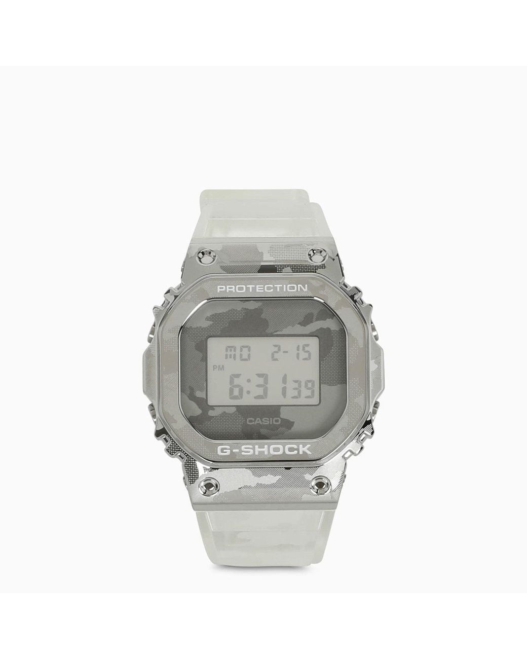 G-Shock Casio G Shock Transparent Dw 5600 Watch in Gray for Men | Lyst