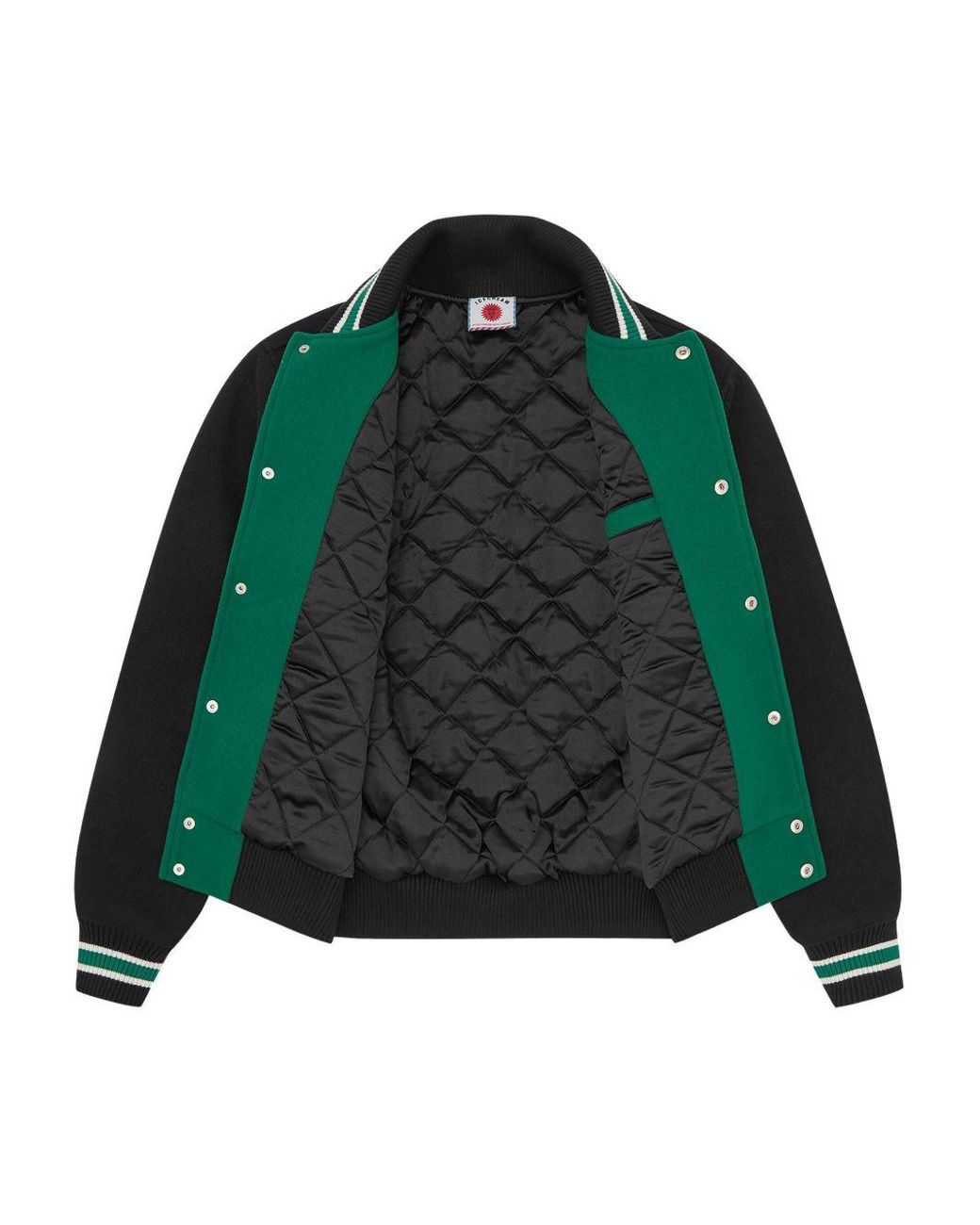 ICECREAM College Varsity Jacket in Green | Lyst