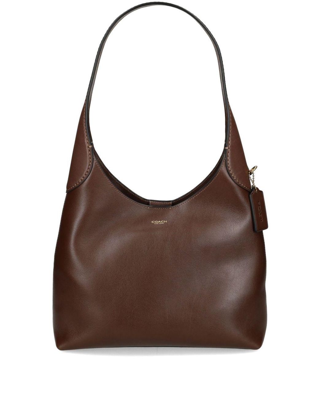 COACH Brooklyn 28 Leather Hobo Bag in Brown | Lyst