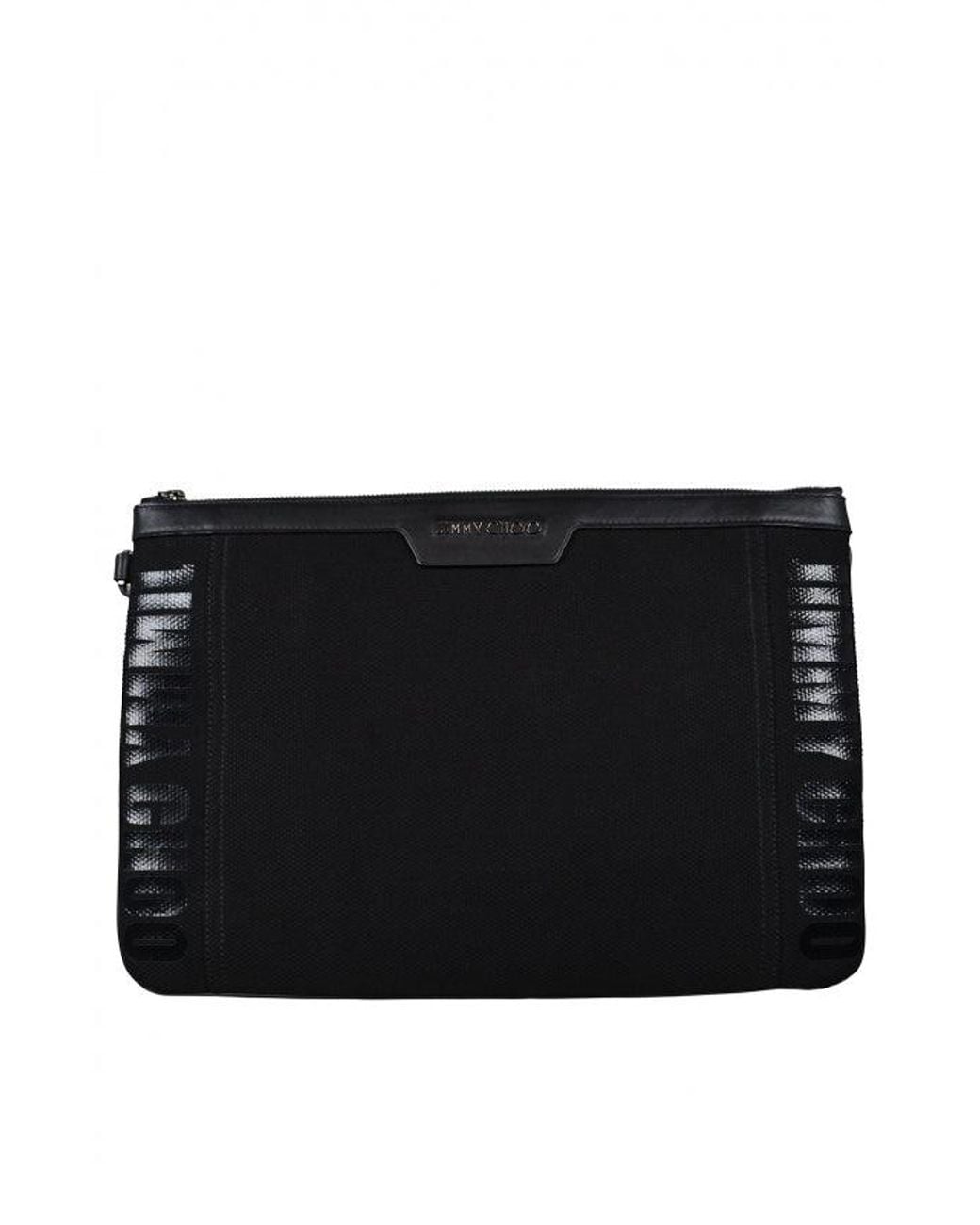 Jimmy Choo Derek Clutch Bag in Black | Lyst