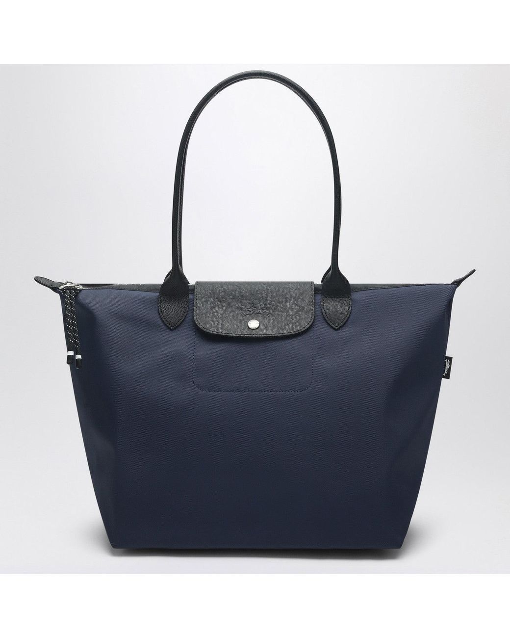 Longchamp Recycled Canvas L Le Pliage Energy Bag in Blue | Lyst