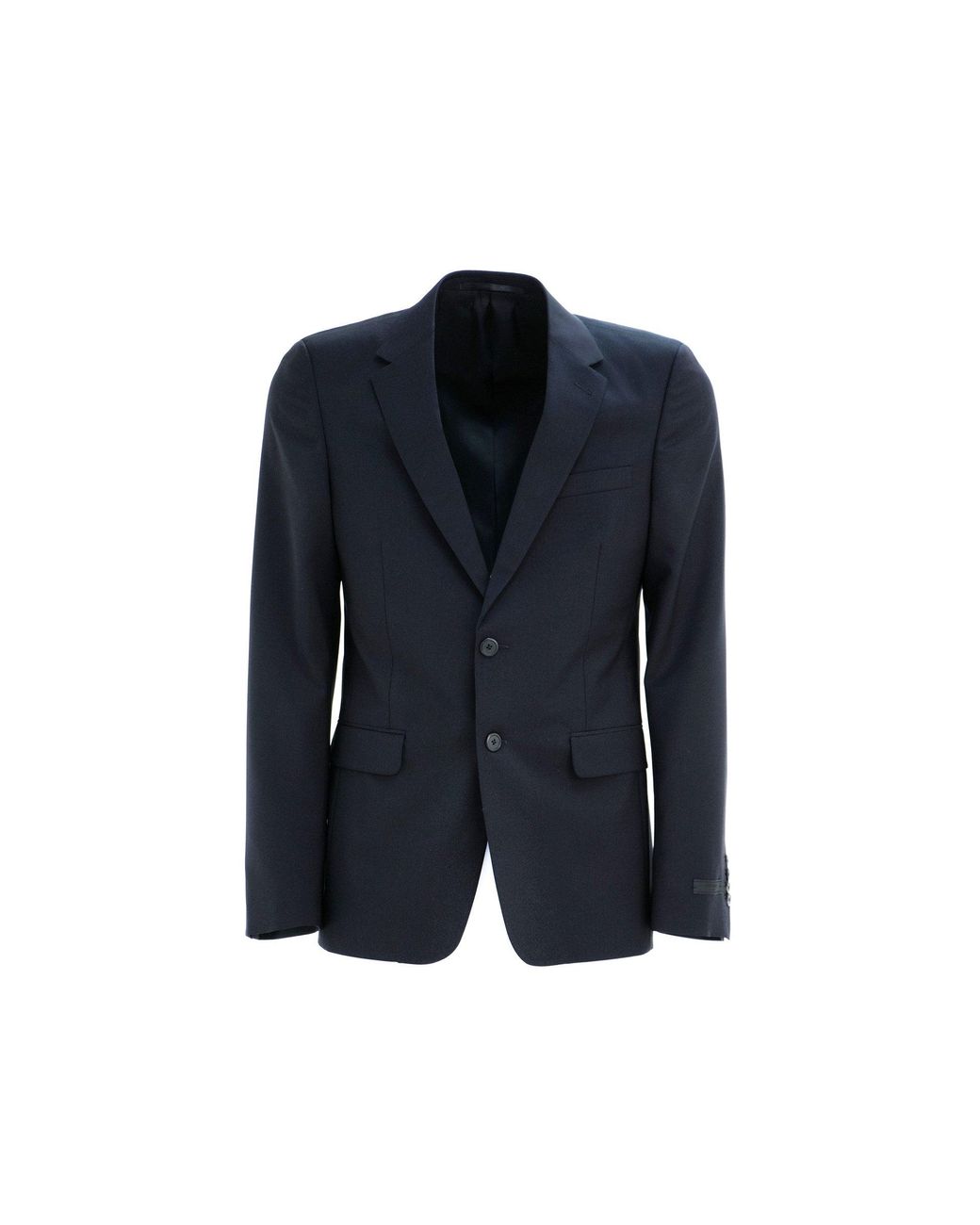 Prada Wool And Mohair Suit in Blue for Men | Lyst