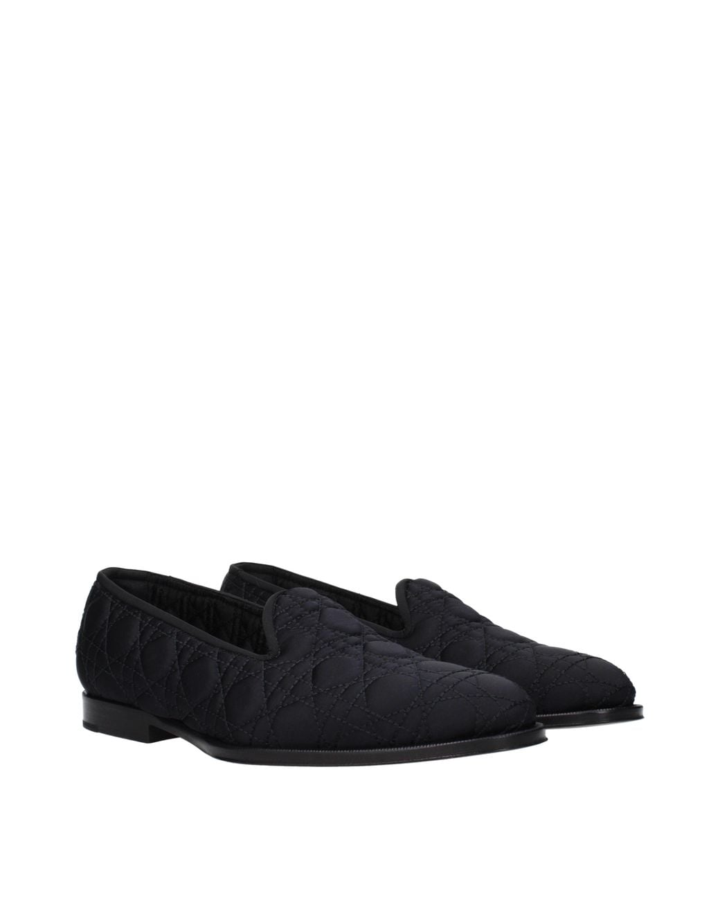 Dior Fabric Slippers in Blue | Lyst