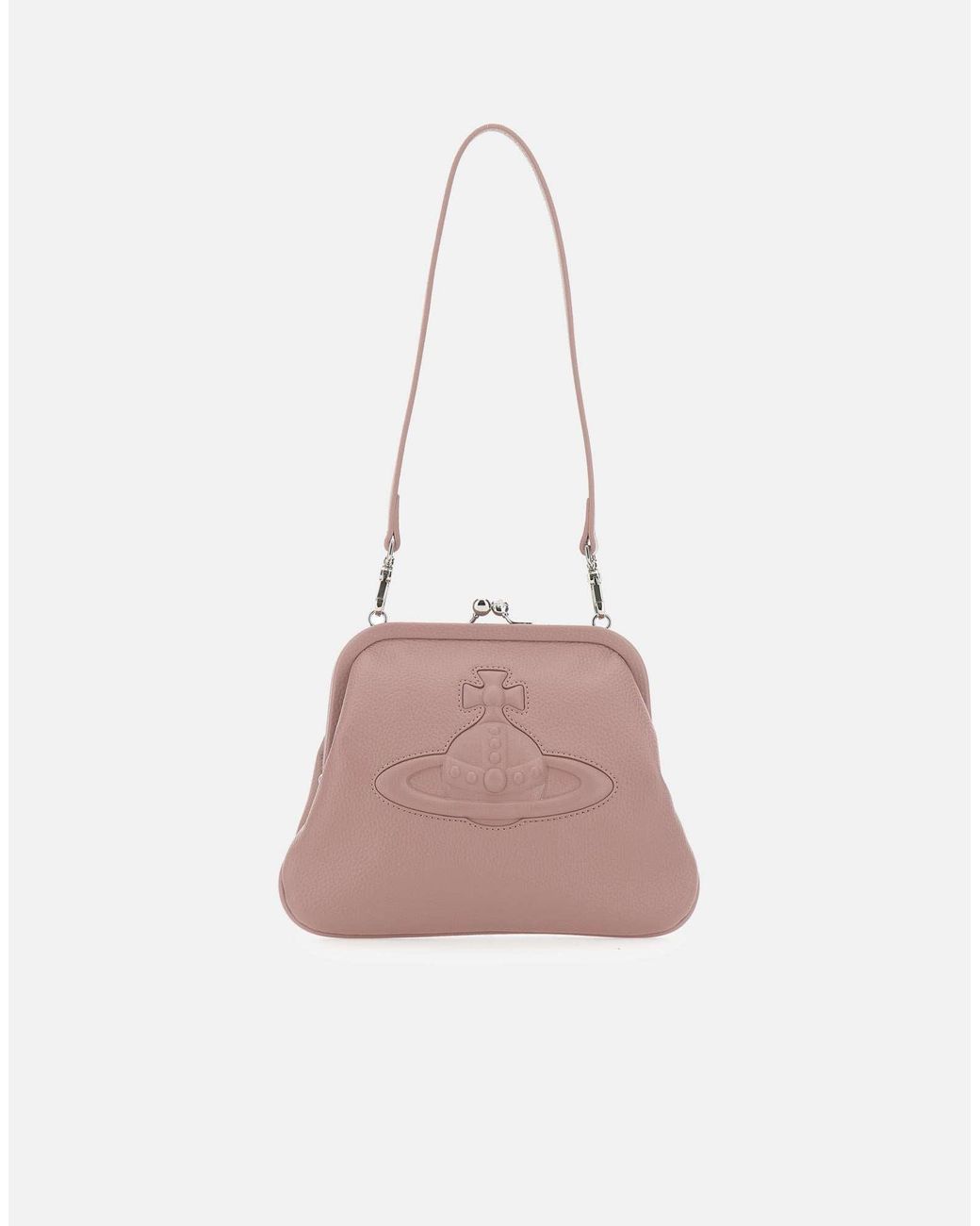 Vivienne Westwood Mauve Eco Leather Clutch Bag in Pink | Lyst