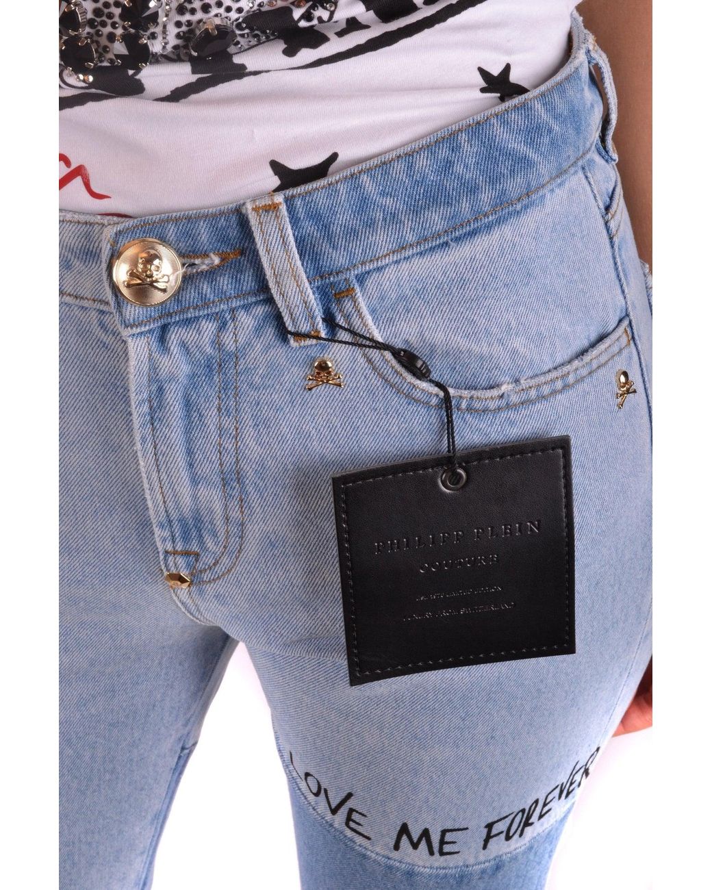 Philipp Plein Jeans in Blue | Lyst UK