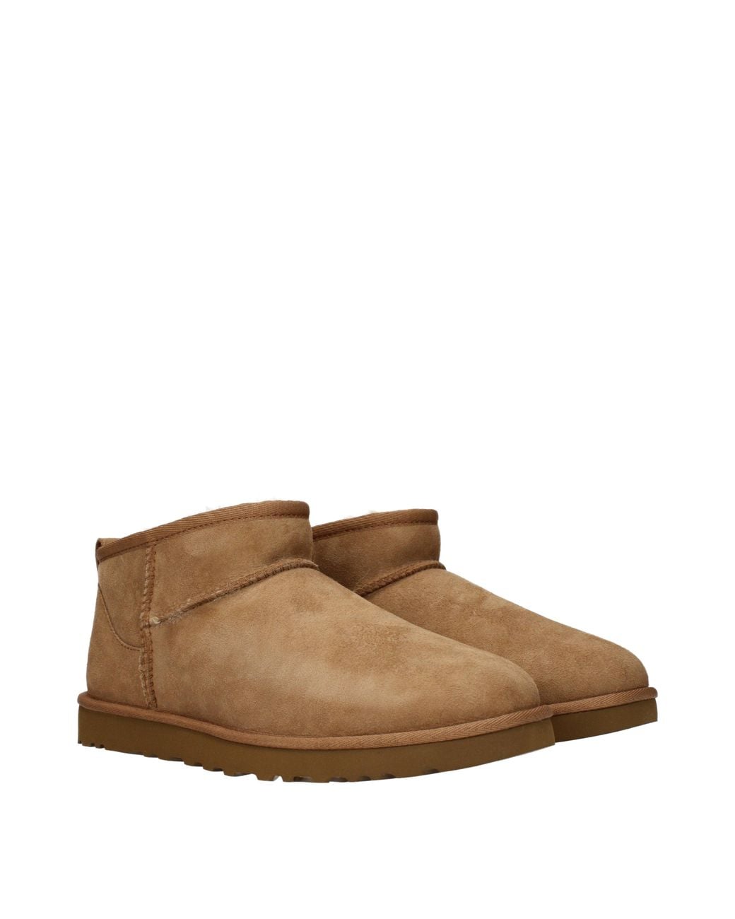 UGG Classic Boots Suede/Chestnut in Brown | Lyst