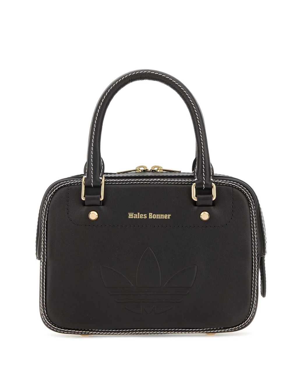 adidas Dark Leather X Wales Bonner Handbag in Black for Men | Lyst