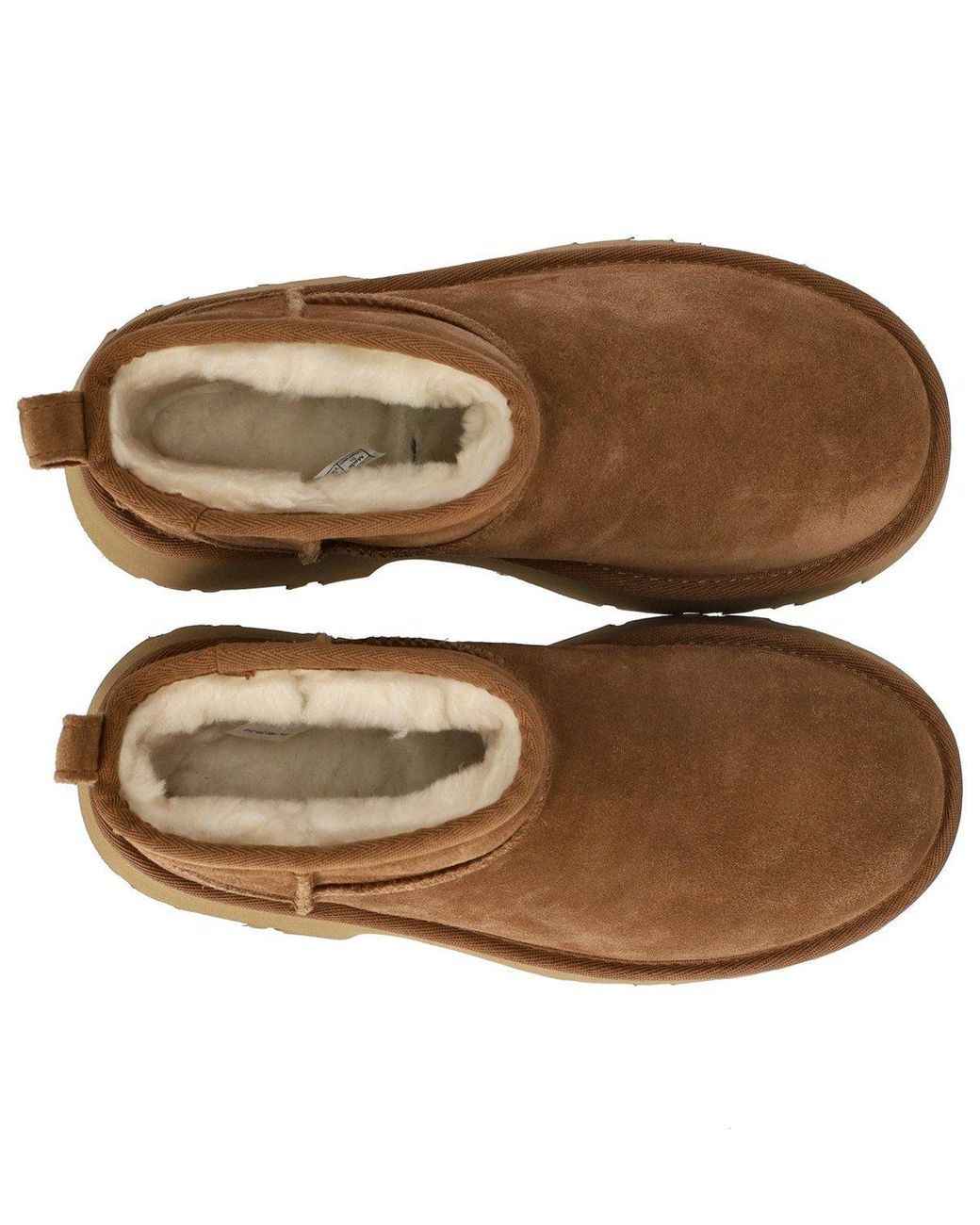 UGG Classic Ultra Mini New Heights Chestnut Boot in Brown | Lyst