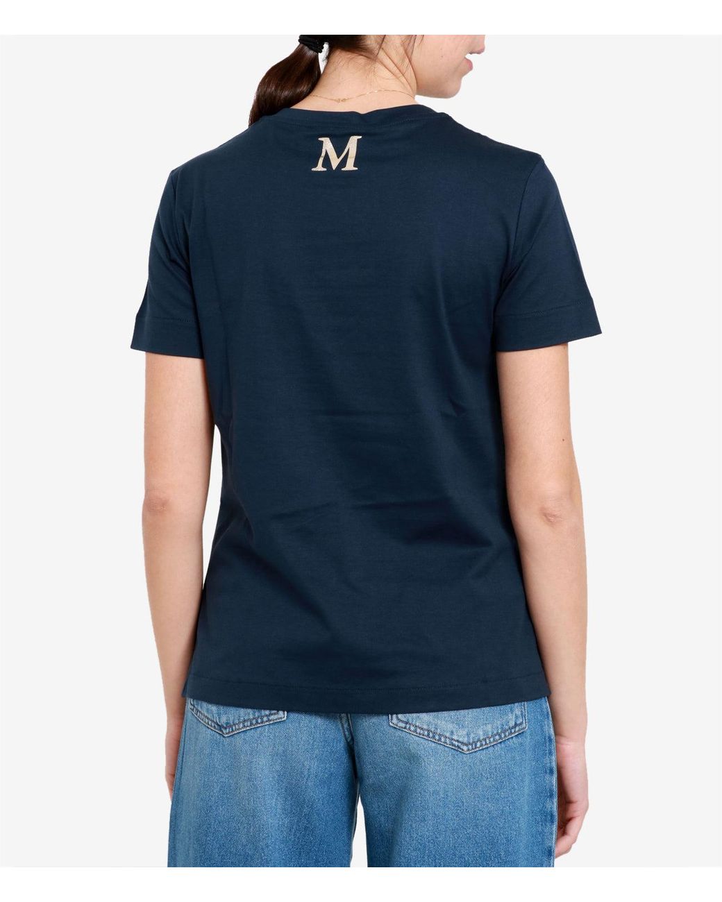 Max Mara Max Mara T Shirts And Polos in Blue | Lyst