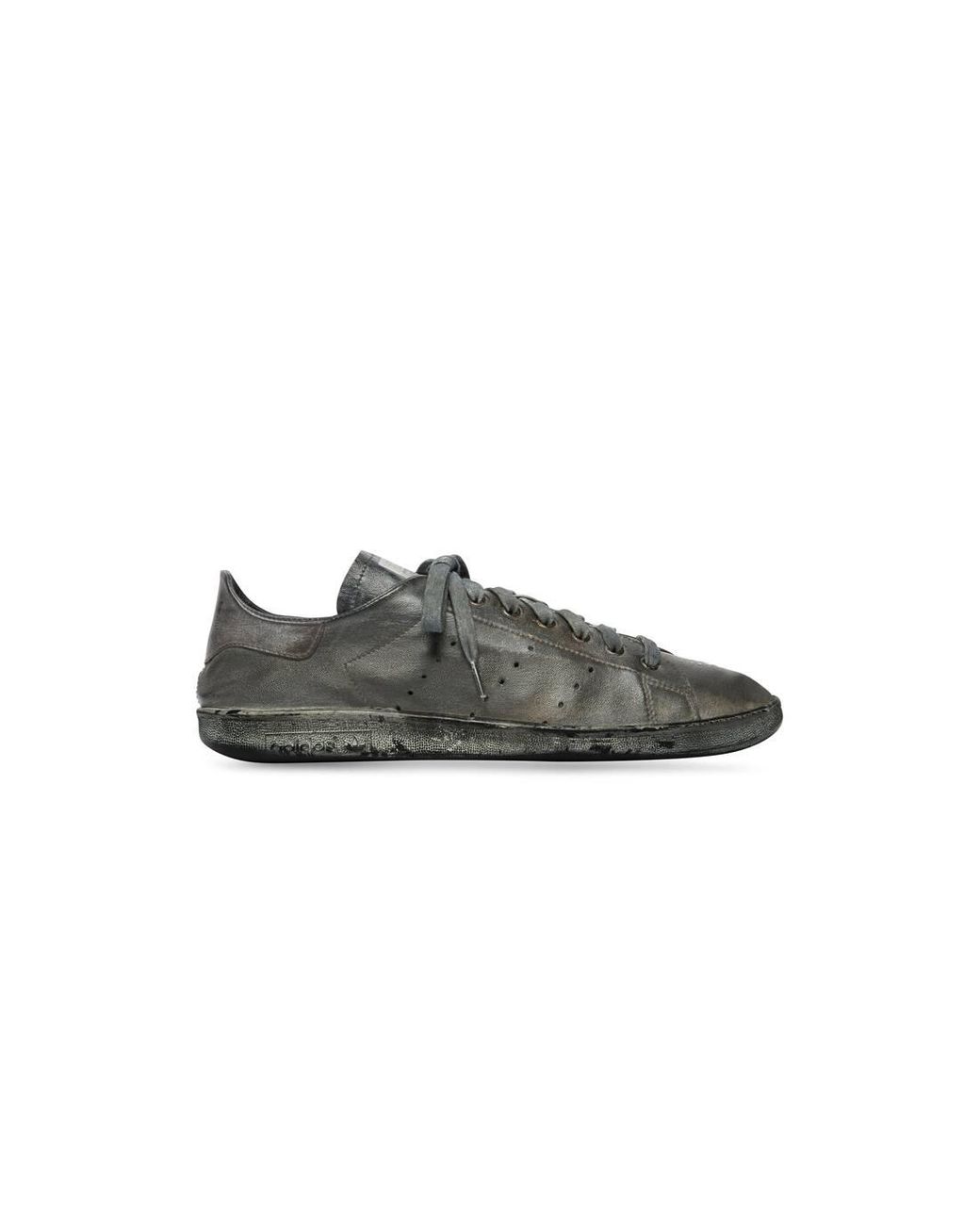 Balenciaga / Adidas Stan Smith Worn-out Trainers in Black for Men | Lyst UK
