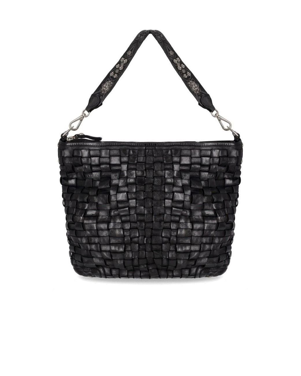 Campomaggi Edera Shopping Bag in Black | Lyst