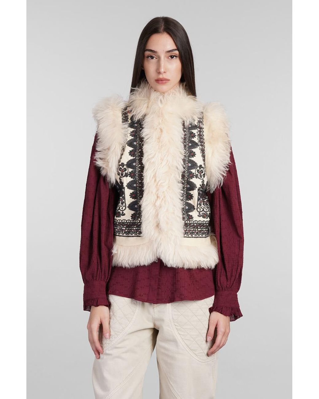 Antik Batik Sandor Vest in Natural | Lyst