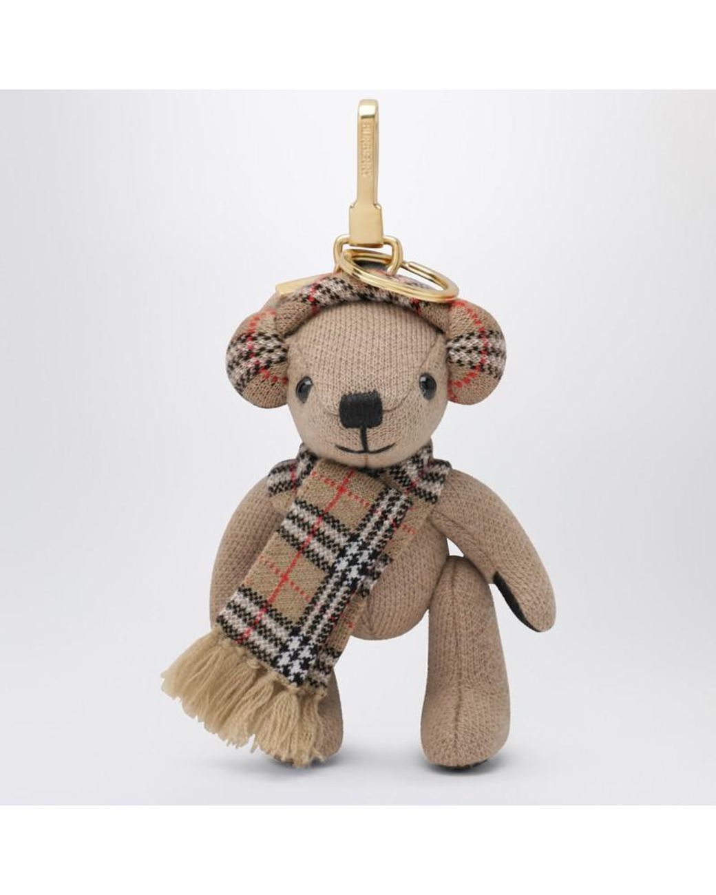 Burberry Thomas Bear Charms in Natural | Lyst
