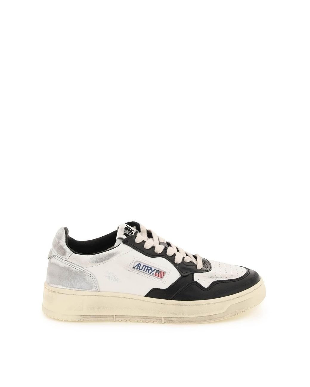 Autry Leather Medalist Low Super Vintage Sneakers | Lyst
