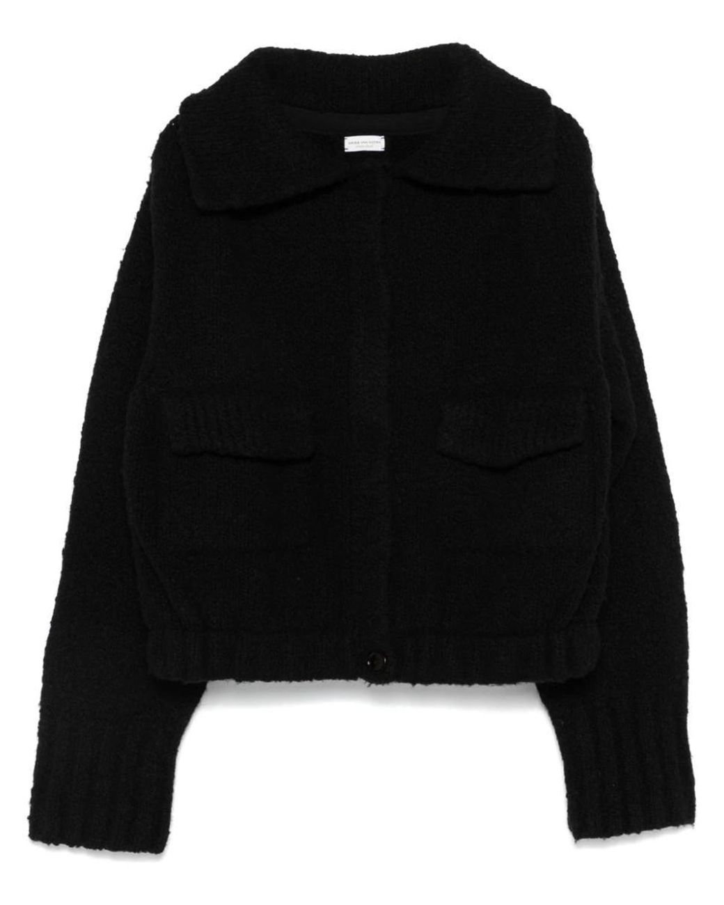 Dries Van Noten Teo Wool Blazer Jacket in Black | Lyst