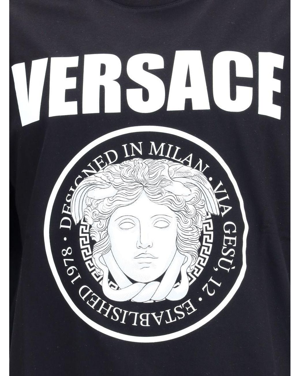 Versace 'Medusa Rock' T-Shirt in Blue for Men | Lyst